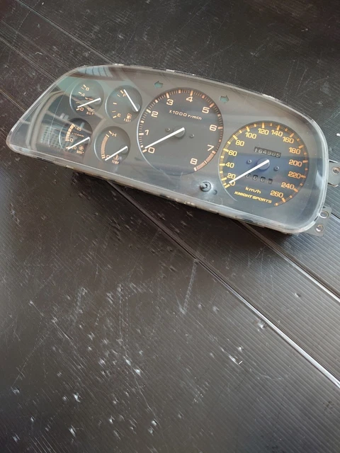RARE MAZDA RX-7 E-Fc3S Knight Sports Full Scale Speedometer 260Km Fc3C ...