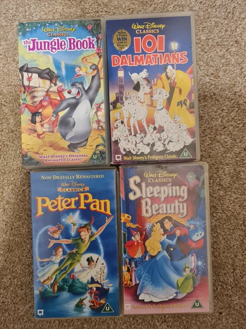 Bundle Of 4 X Walt Disney Classics Vhs Tape Videos £750 Picclick Uk 4263