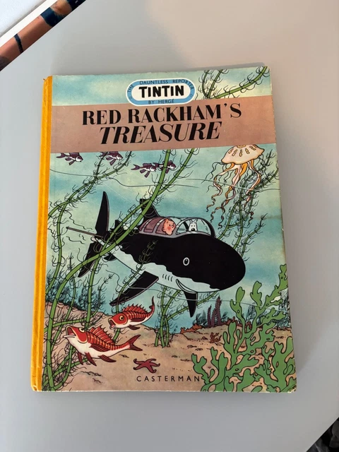 TINTIN RED RACKHAMS Treasure 1952 Extremely Rare First Edition EUR 592 ...