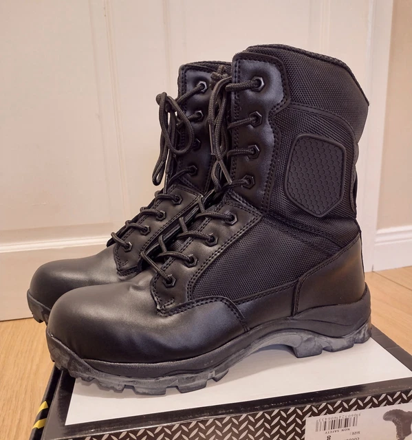 RUGGED TERRAIN MENS Combat Security Outdoor Safety Boots UK8 , vgc £21. ...