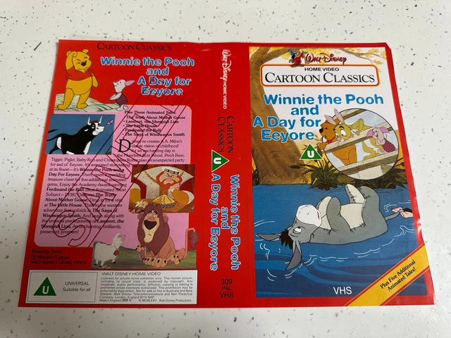 WINNIE THE POOH and a Day for Eeyore - Sample VHS Video Sleeve - UK ...