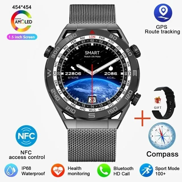 WATERPROOF SMART SPORT Military Smart Watch Men Bluetooth Call For ...