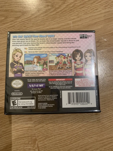 CHEER WE GO Nintendo DS BRAND NEW SEALED $30.00 - PicClick CA