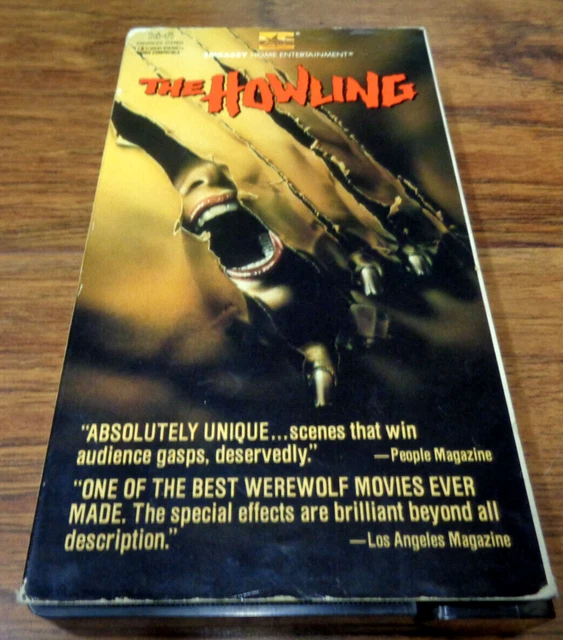 THE HOWLING (1981) Vhs Vgc Tested Horror (Embassy Home Video 1984) £9. ...