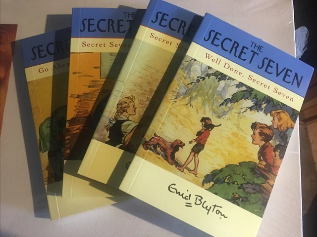 4 BOOK BUNDLE Lot Enid Blyton SECRET SEVEN #2 #3 #4 #5 or separate PB ...