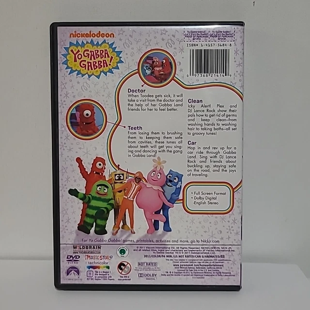 NICKELODEON YO GABBA Gabba! Let's Visit The Doctor DVD HTF OOP Kids ...