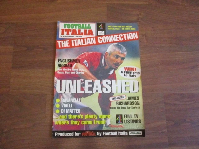 FOOTBALL ITALIA MAGAZINE Supplement Ravanelli Vialli Di Matteo Official ...
