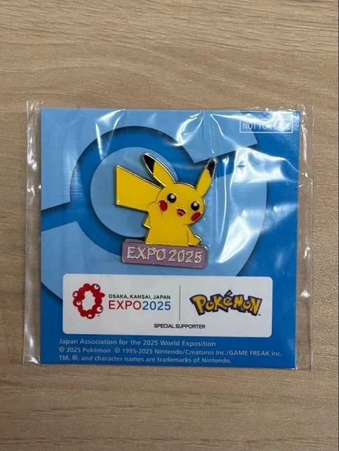 PIKACHU PIN BADGE EXPO2025 £322.71 - PicClick UK