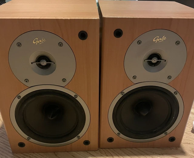 GALE GOLD MONITOR 100w Bookshelf Speakers Set 1 £25.00 - PicClick UK