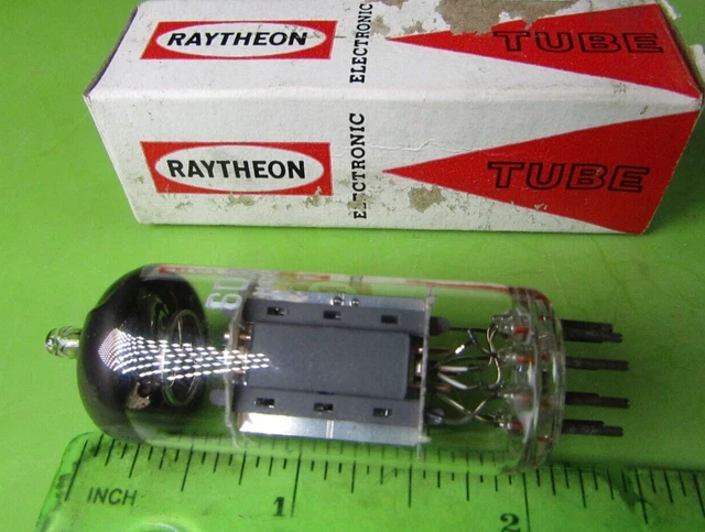 RAYTHEON 6DX8/ECL84 VACUUM Tube TV Guitar AMP Ham Radio NOS NIB Japan ...