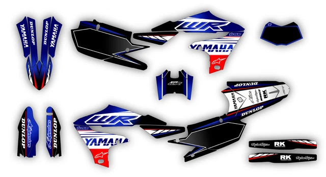 GRAPHICS YAMAHA WR450F 2019 2020 2021 2022 2023 WR250F 2020 2021 2022 ...