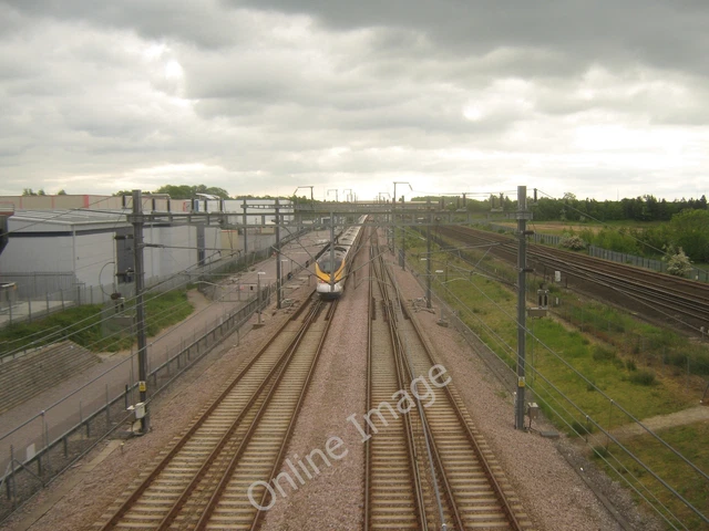 PHOTO 6X4 RAILWAY and Train to Ashford Ashford\/TR0042 As seen from ...