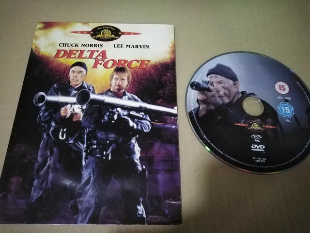DELTA FORCE DVD Chuck Norris Lee Marvin Bouchon Carton Fin EUR 22,50 ...