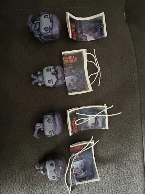 4X KINDER JOY Stranger Things Figuren – Überraschungsei – Netflix EUR 4 ...