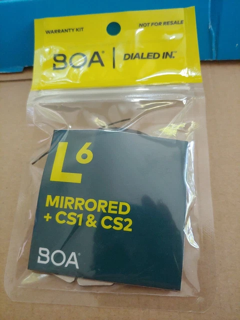 KIT DE RÉPARATION Chaussures De Cyclisme Boa L6 Miroir + Cs1 Cs2 Cadran Eyestay Gauche C EUR 13 ...