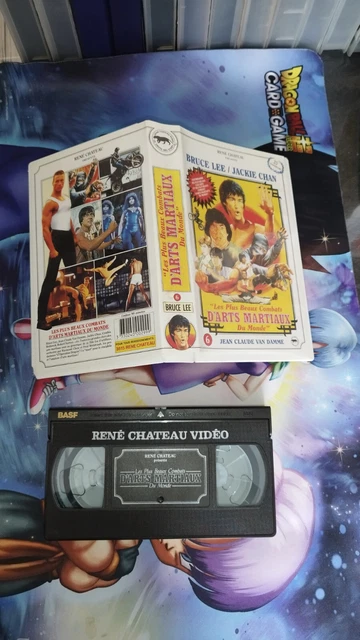 VHS LES PLUS beaux combats d'arts martiaux Bruce Lee Rene Chateau k7 ...