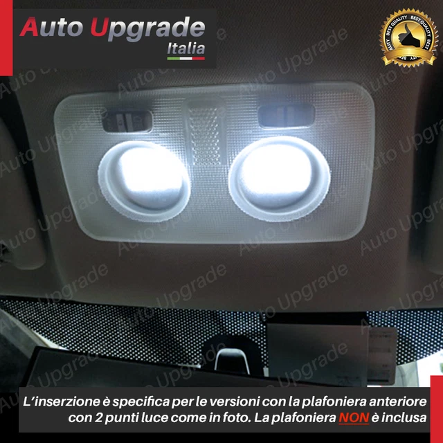 KIT LED INTERNI Per Fiat Grande Punto Plafoniera Anteriore+Posteriore ...