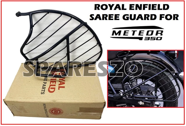 ROYAL ENFIELD &METEOR 350 SAREE GUARD ASSEMBLY , BLACK" - Express ...