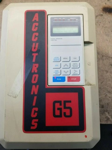 AC DRIVE ACCUTRONICS G5 CIMR-GPD515C-C0101 600V 3ph 50/60Hz 12.1A 10HP ...