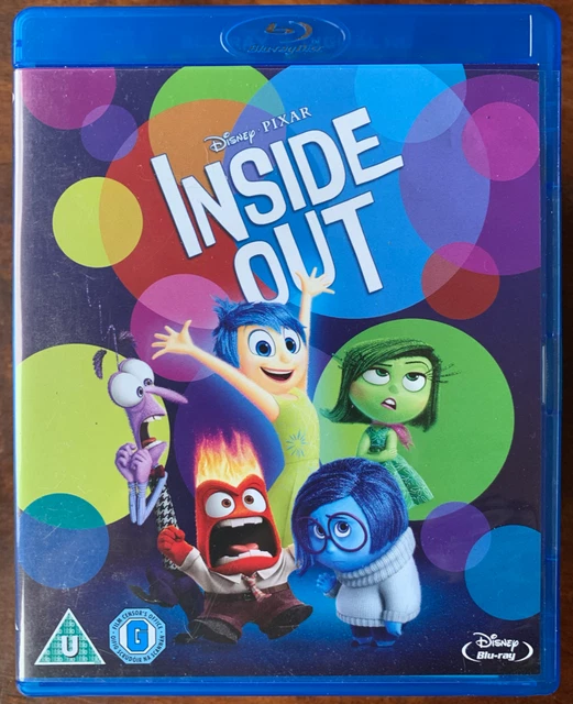INSIDE OUT BLU-RAY 2015 Walt Disney Pixar Animated Movie Classic EUR 8 ...