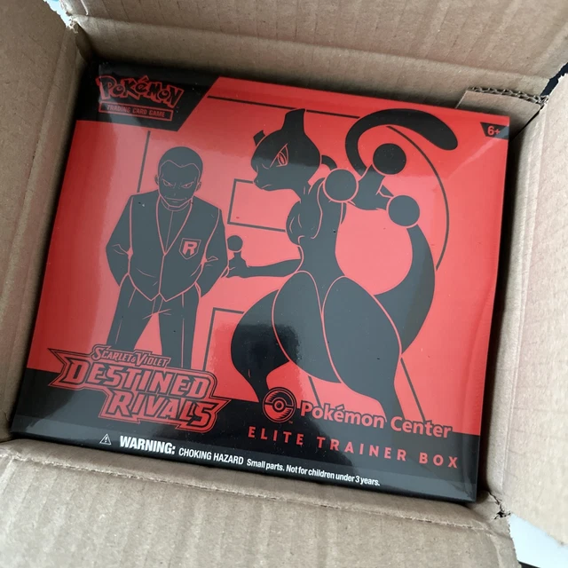 POKÉMON TCG DESTINED Rivals Pokemon Center Elite Trainer Box ETB £177. ...