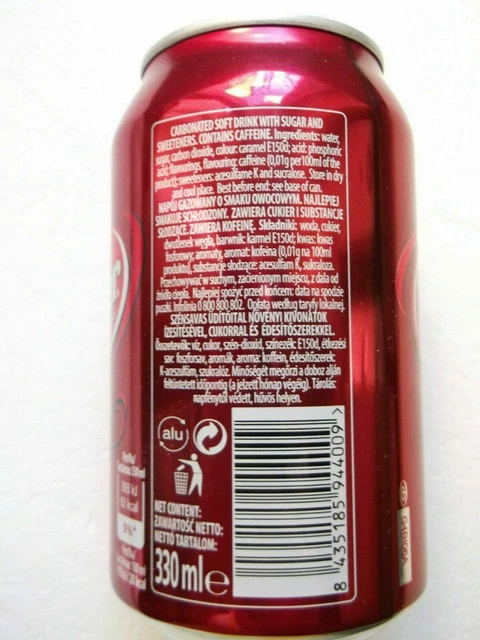 DR PEPPER FROM POLAND 2023 empty can 330ml top opened £5.44 - PicClick UK