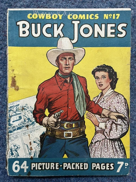 COWBOY PICTURE LIBRARY Comic No. 17 Buck Jones EUR 35,53 - PicClick IT