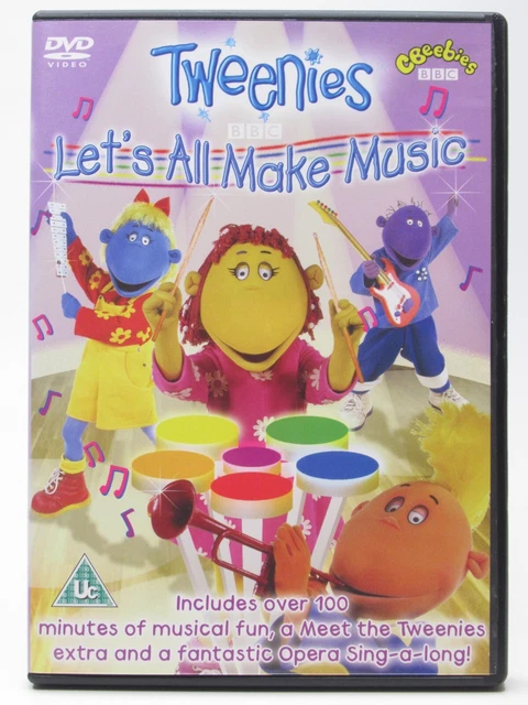 TWEENIES DVD BUNDLE Song Time Messy Time Cbeebies Educational Kids 6 ...