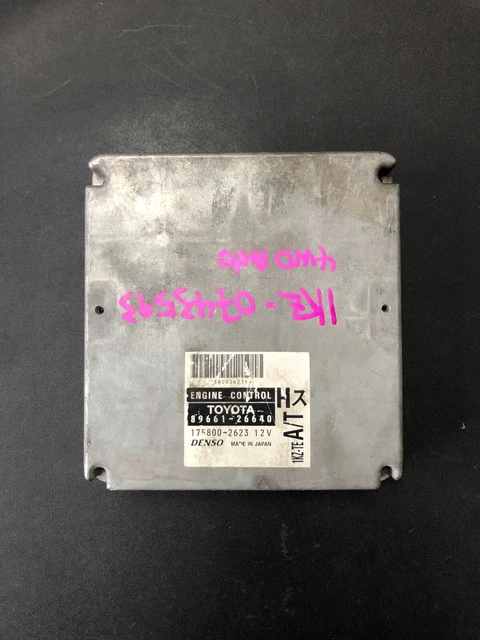 TOYOTA HIACE ENGINE Control Unit ECU 1KZ-TE AT 89661-26640 Used Genuine EUR 215,82 - PicClick FR