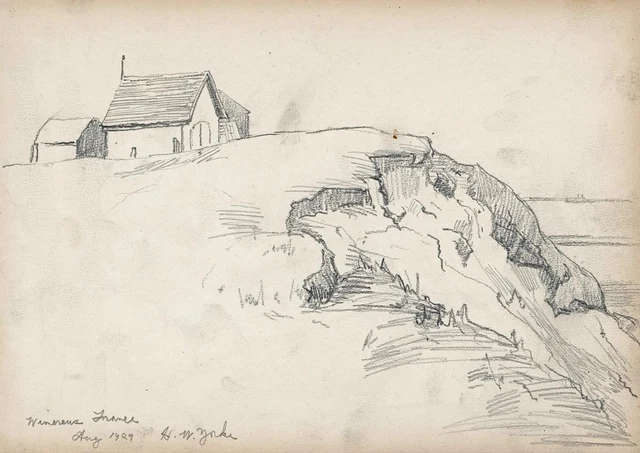 HARRY WALTER YORKE Pencil Drawing WIMEREUX FRANCE 1929 £40.00 - PicClick UK