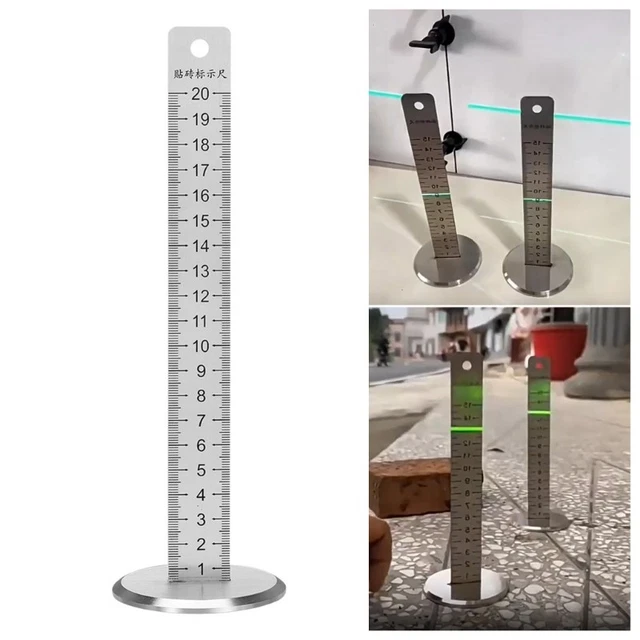 EQUAL HEIGHT RULER Artifact Leveling Positioning Tool Metal Ceramic ...