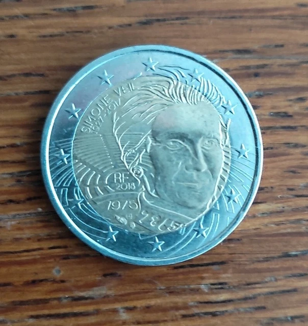 PIÈCE DE 2 Euros Rare SIMONE VEIL EUR 10,00 - PicClick FR