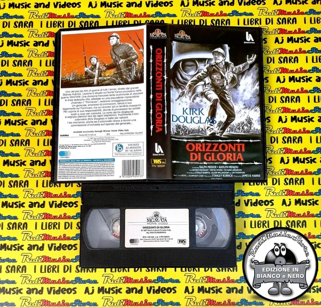 VHS*FILM ORIZZONTI DI GLORIA 1991 Kirk Douglas S.Kubrick MGM/UA PIV ...