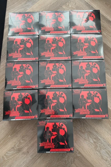 POKÉMON TCG - Destined Rivals ETB X 13 - IN HAND 🔴⚫️ £999.00 - PicClick UK