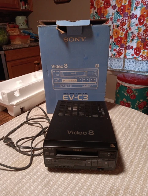 SONY EV-C3 VIDEO Hi 8 Cassette Recorder Original Box £213.16 - PicClick UK