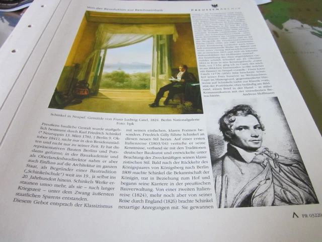 PREUSSEN ARCHIV N3 3220 Karl Friedrich Schinkel 1781-1841 EUR 6,04 ...