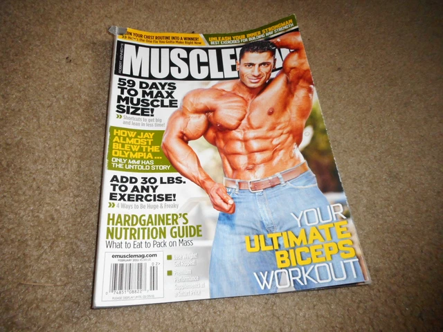 FEB 2011 VINTAGE bodybuilding magazine MUSCLEMAG INTERNATIONAL £10.84 ...