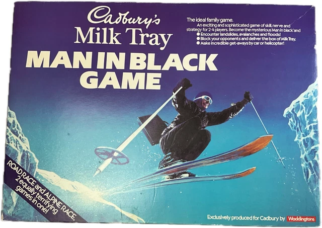VINTAGE 1970 CADBURY’S Milk Tray Man In Black Board Game Waddingtons ...