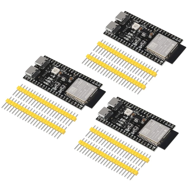 AITRIP 3PCS ESP32-S3-DEVKITC-1-N8R2 ESP32-S3 Development Board Type-C ...
