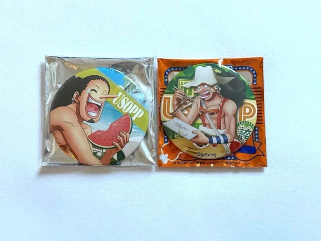 ONE PIECE CAN Badge Usopp 2 articoli EUR 55,96 - PicClick IT