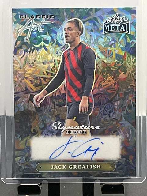 JACK GREALISH - Classic Art Prismatic 1/1 Auto - 2024 Leaf Signature ...