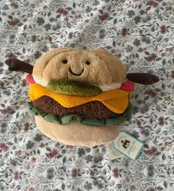 JELLYCAT AMUSEABLES BURGER - Brand New With Tags £39.20 - PicClick UK