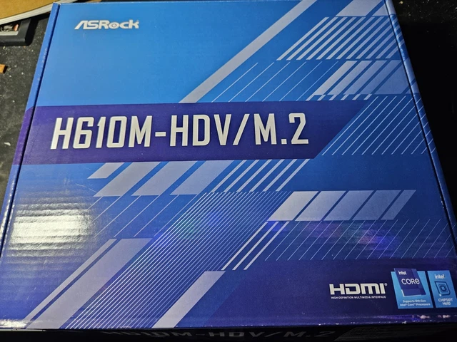 ASROCK H610M-HVV/M.2 INTEL LGA1700 Micro-ATX Motherboard £52.70 ...