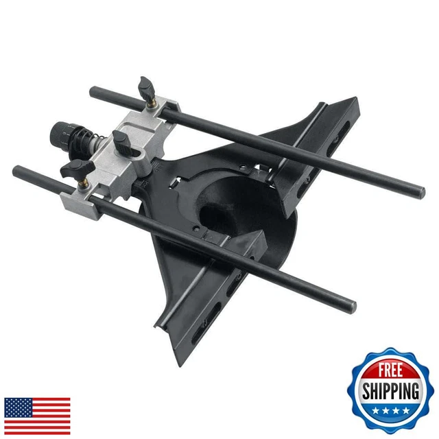 DEWALT UNIVERSAL ROUTER Edge Guide with Dust Collection, Fine ...