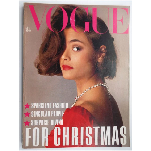 VINTAGE UK VOGUE magazine December 1983 with cover photo by Alex ...