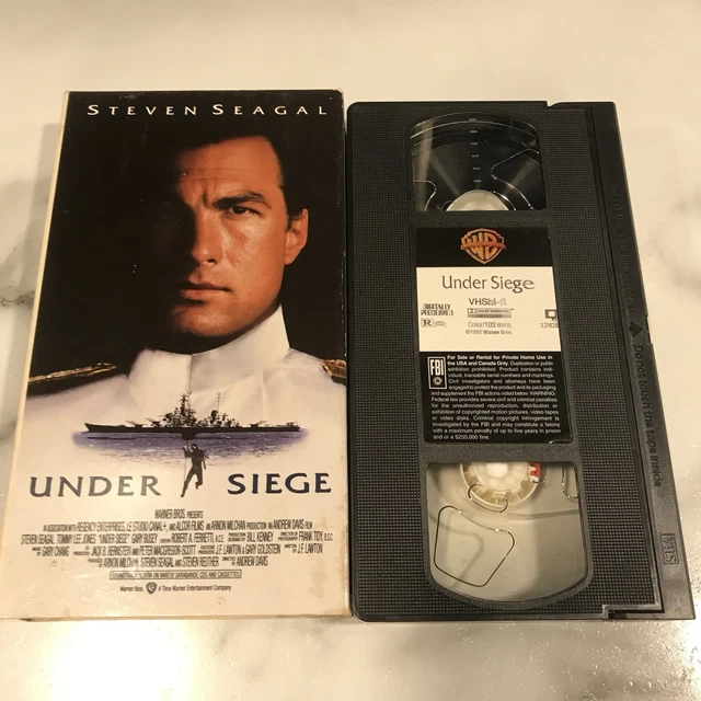 UNDER SIEGE (VHS, 1993) Steven Seagal [ Rated R ] £8.07 - PicClick UK