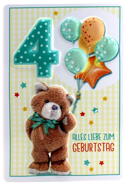 Geburtstagsgrue 4 Jahre