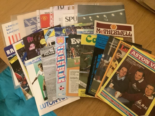23 X LIVERPOOL FC Away Programmes From 1984 to 2024 Some Rare £12.50 ...