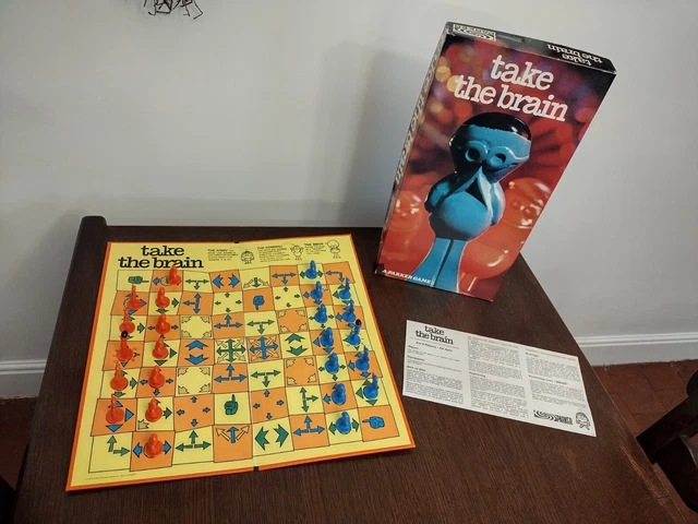 TAKE THE BRAIN Vintage board game by Parker Brothers - Rare Complete ...