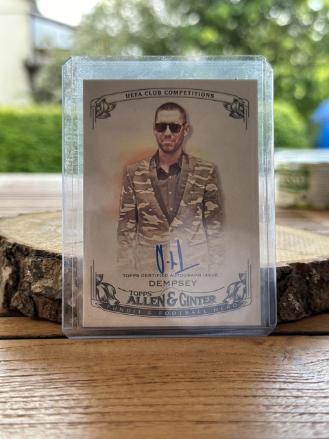 CLINT DEMPSEY 2023-24 Topps UEFA Club Allen & Ginter su carta auto SSP ...